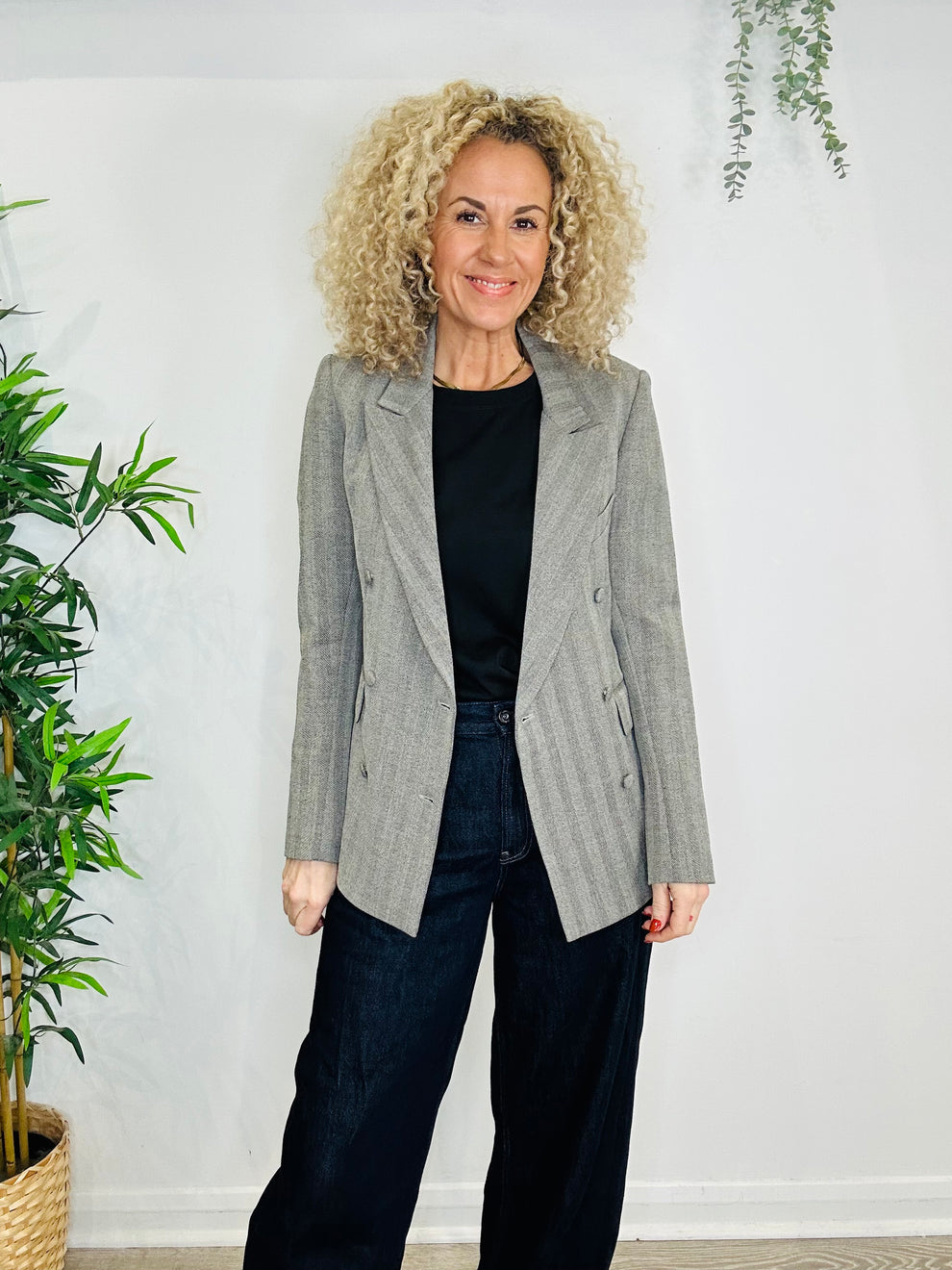 Herringbone Blazer - Size XS – editsecondhand